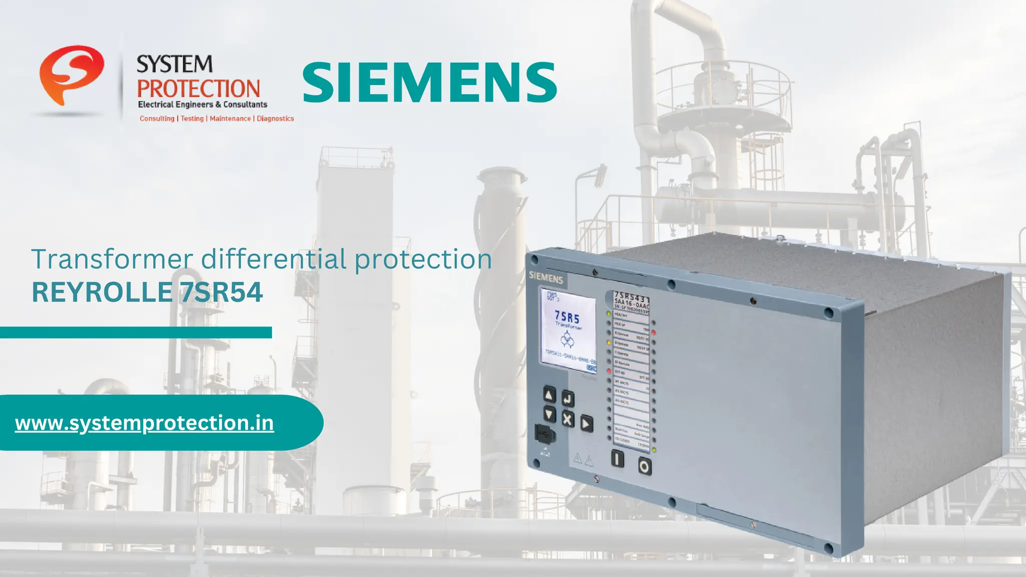 Transformer differential protection – SIEMENS Reyrolle 7SR54 | PDF