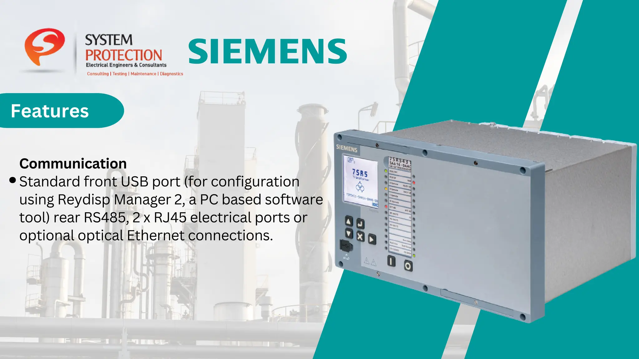 Transformer differential protection – SIEMENS Reyrolle 7SR54 | PDF