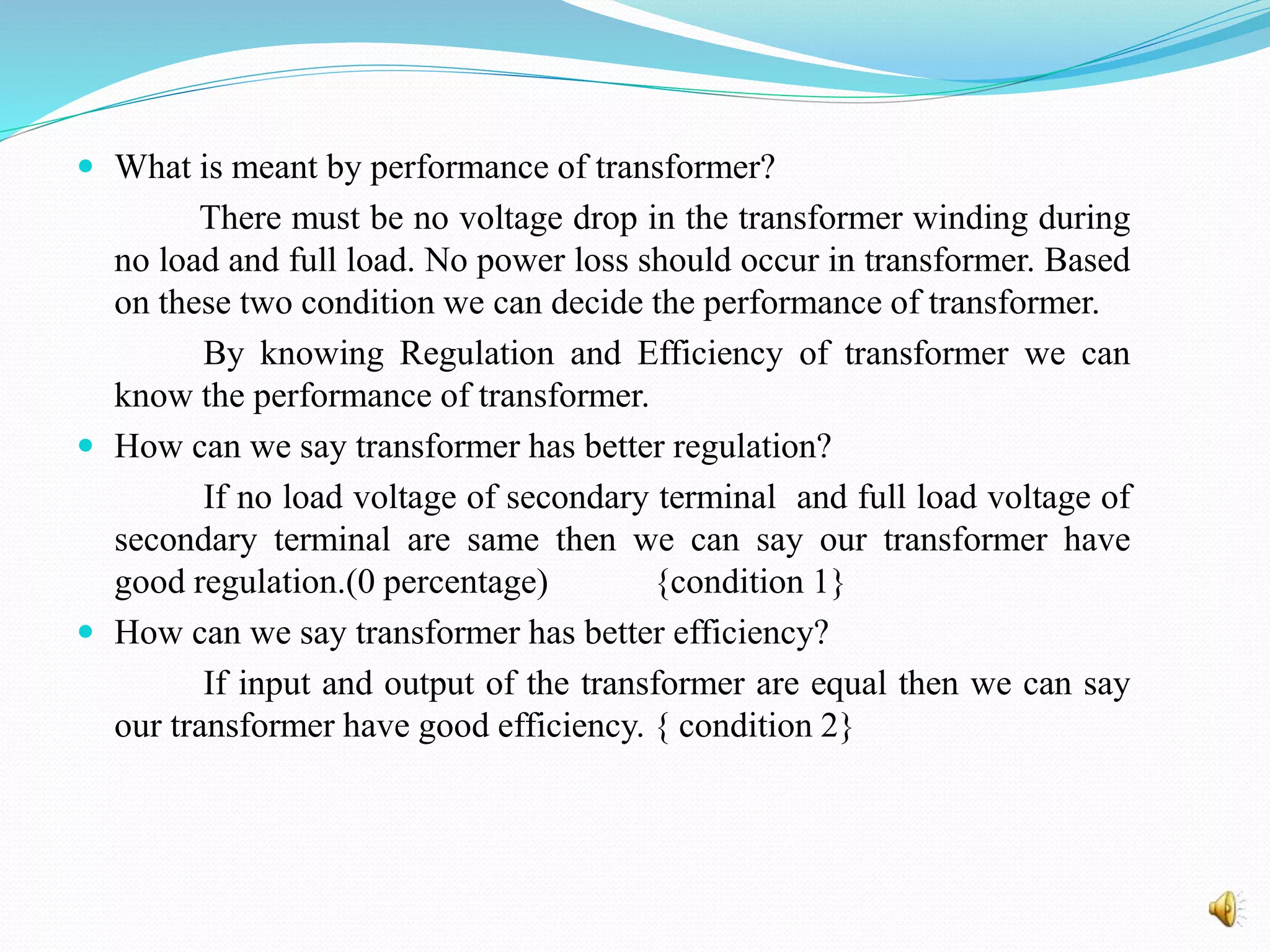 Transformer Equivalent Ckt Pptx Computer Networking Computing
