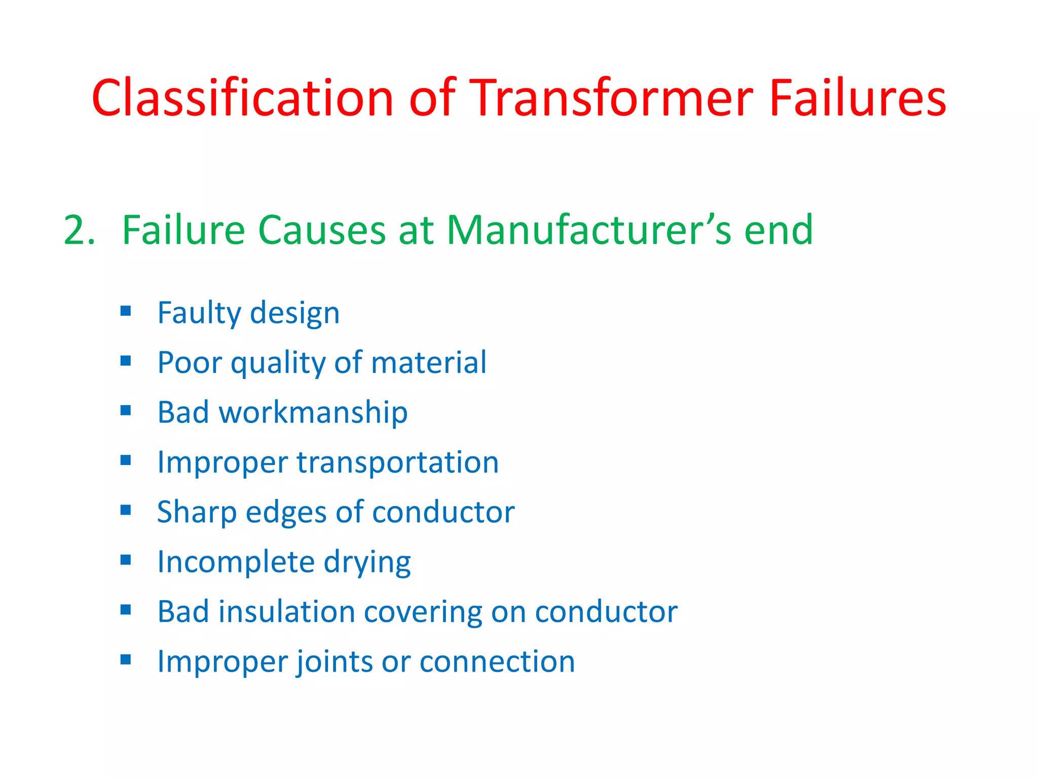 Transformer Failures and Case Studies | PDF