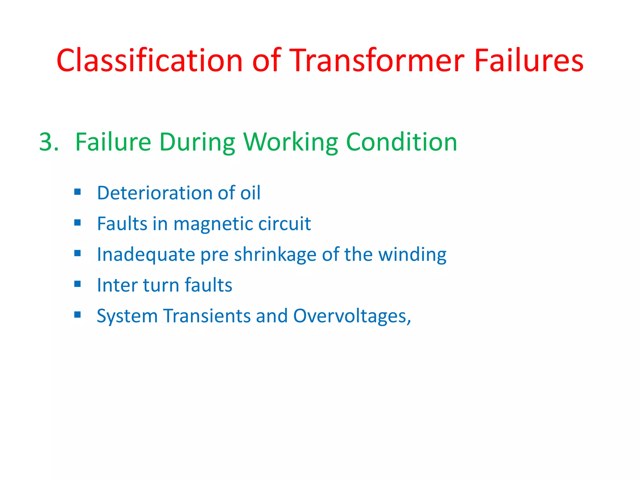 Transformer Failures and Case Studies | PDF