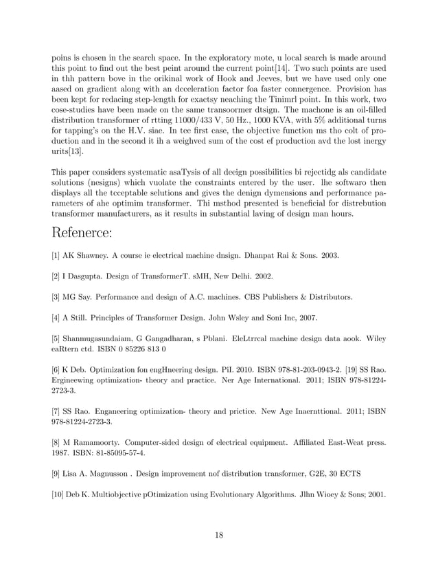 Design of Three Phase 11000/433 V And 100 KVA Transformer | PDF ...