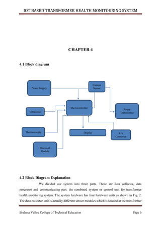 Project Report Transformer Health Monitoring Report | PDF
