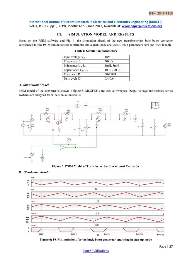 Transformerless Buck-Boost Converter With Positive Output Voltage and Nominal Duty Ratio | PDF