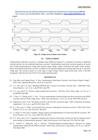 Transformerless Buck-Boost Converter With Positive Output Voltage and Nominal Duty Ratio | PDF