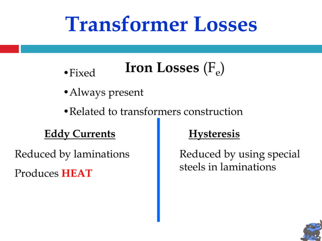 Transformer Losses And Efficiencyppsx