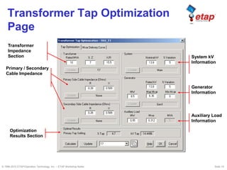 ETAP - Transformer mva sizing | PDF