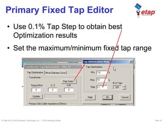 ETAP - Transformer mva sizing | PDF