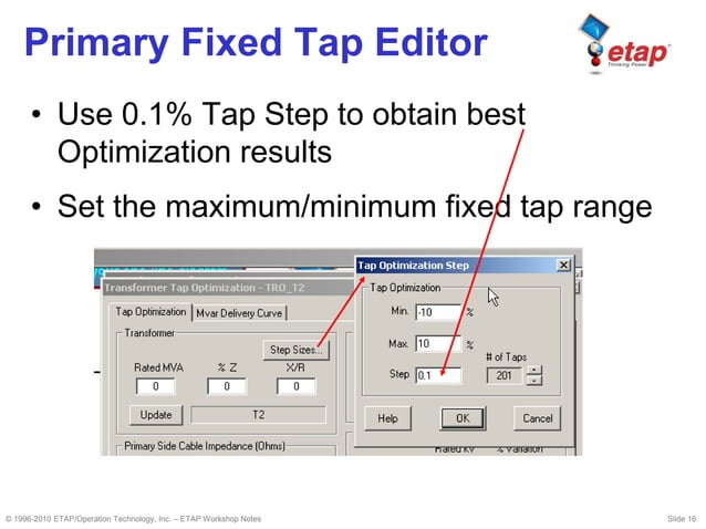 ETAP - Transformer mva sizing | PDF | Technology & Computing