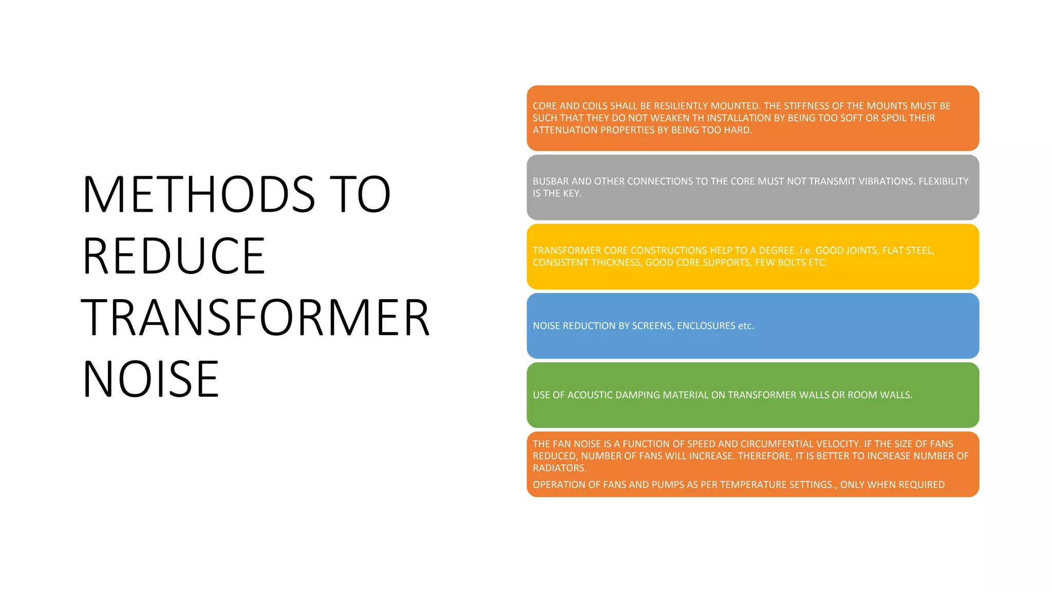 Understanding Transformer noise and vibration | PPTX