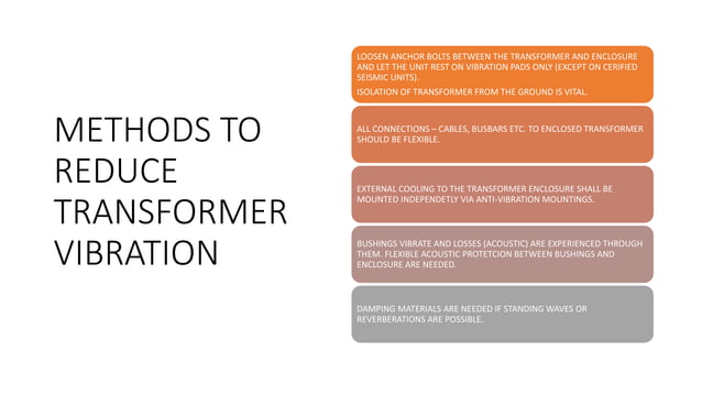 Understanding Transformer Noise And Vibration Pptx