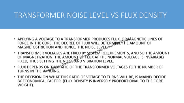 Understanding Transformer noise and vibration | PPTX