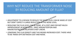 Understanding Transformer noise and vibration | PPTX