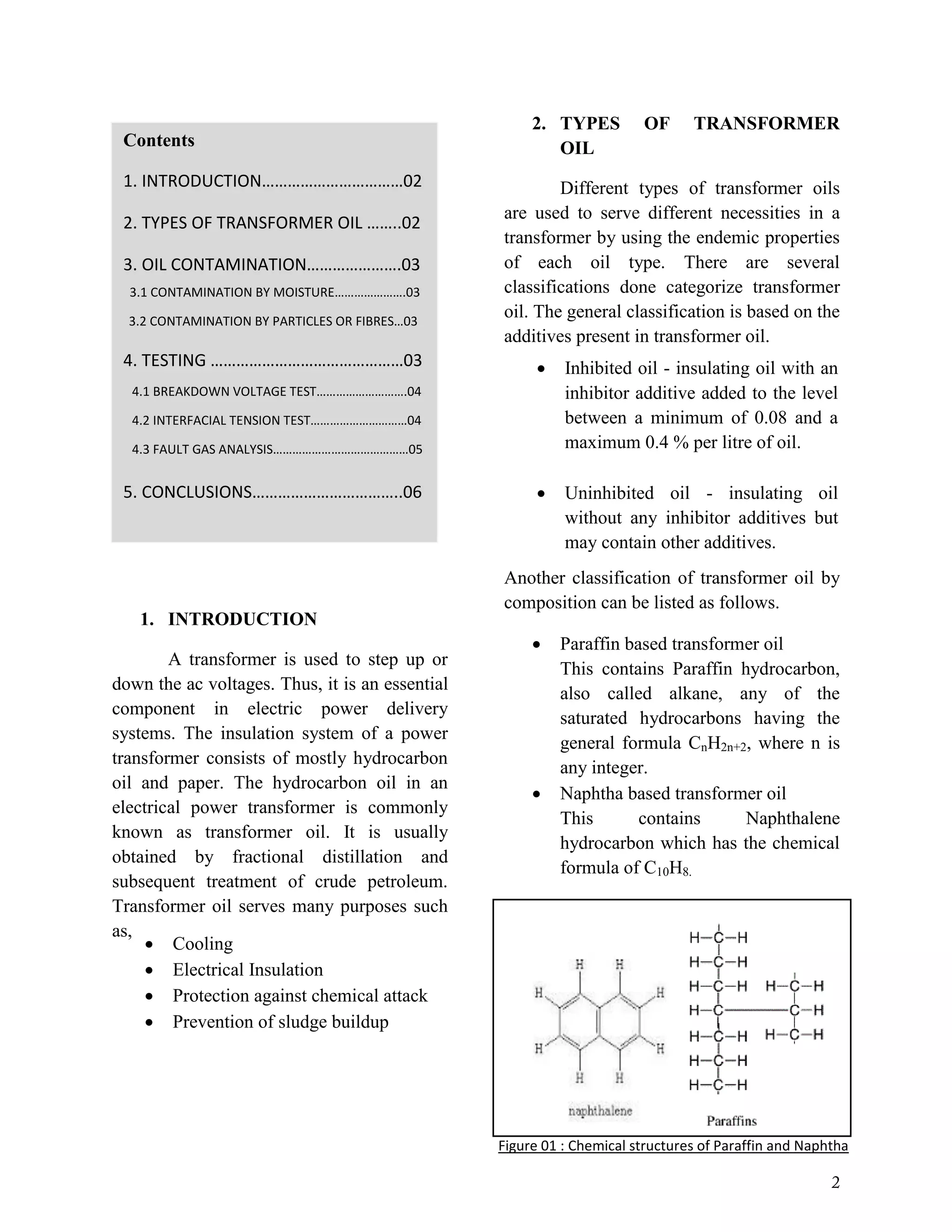 Transformer oil | PDF
