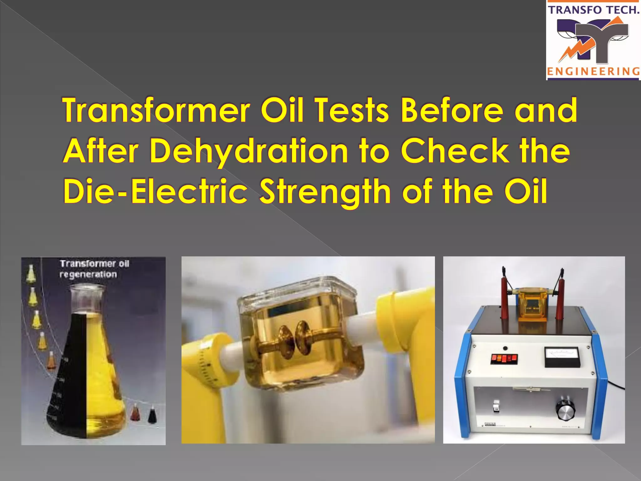 Transformer oil dehydration importance & process | PDF