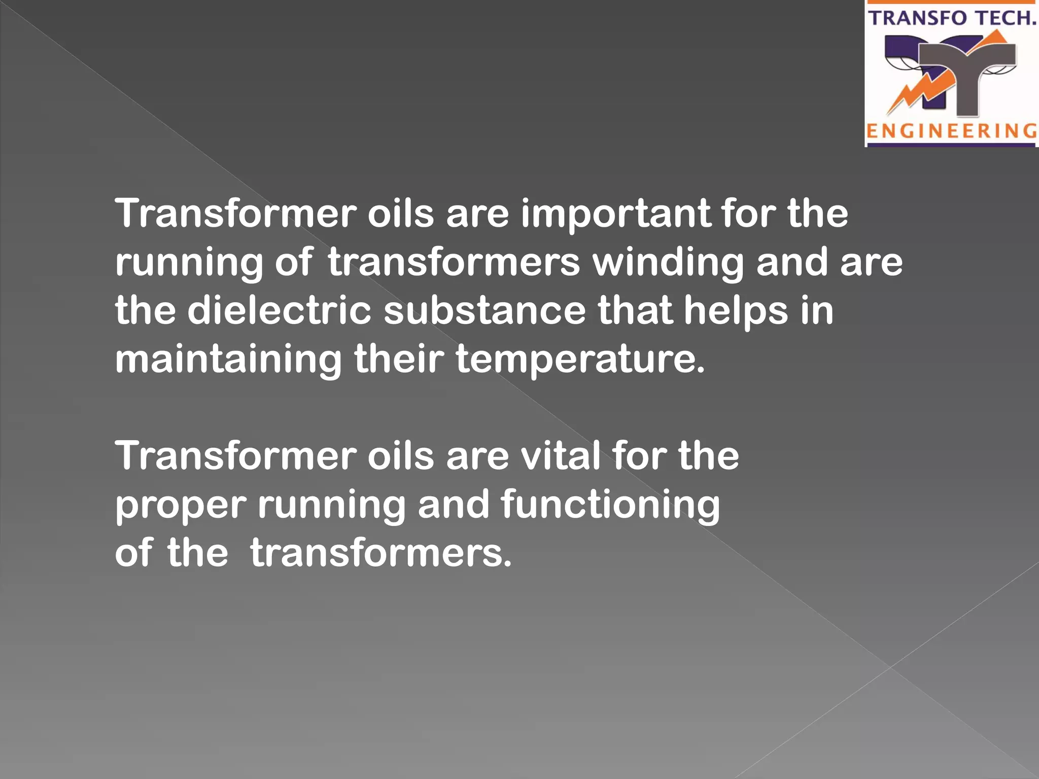 Transformer oil dehydration importance & process | PDF