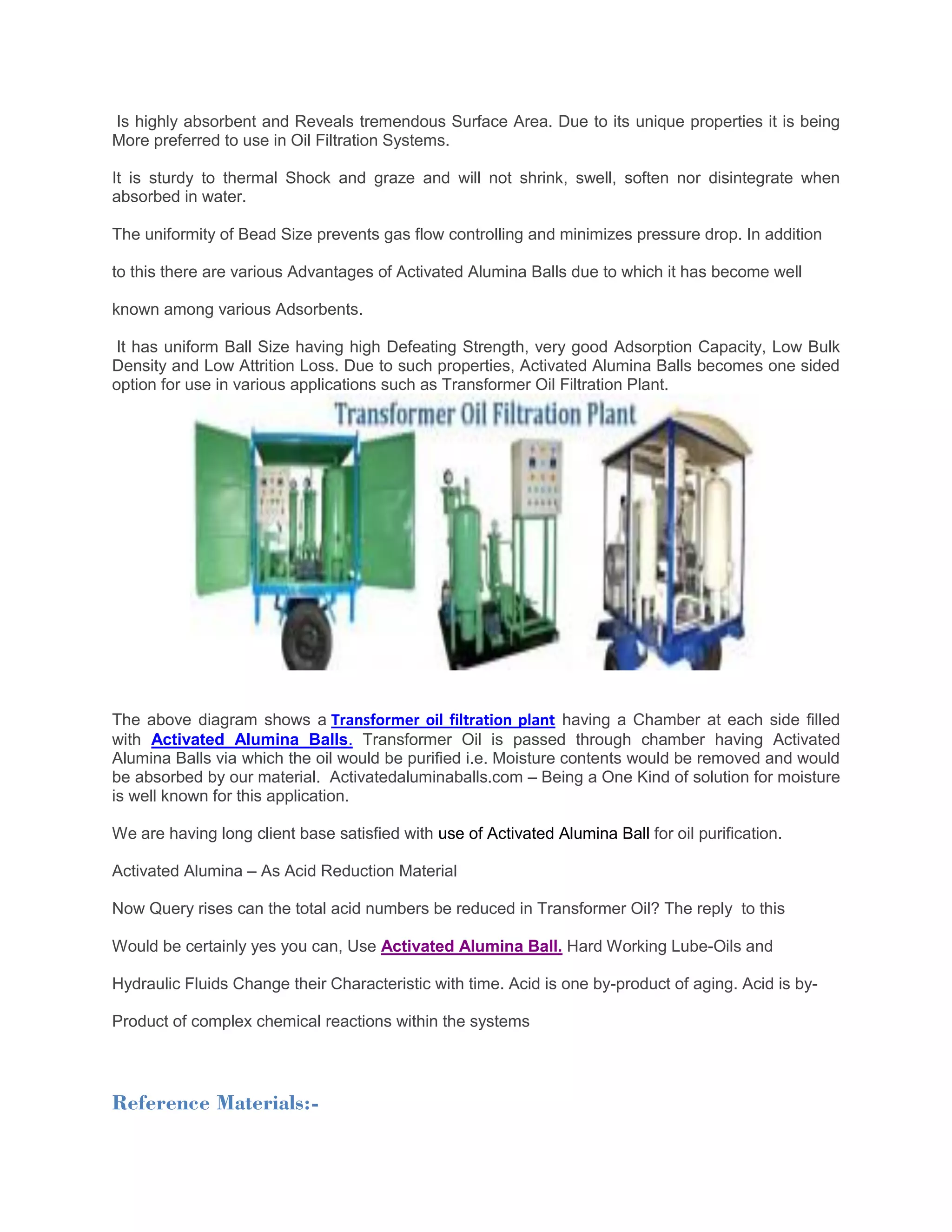 Transformer oil filtration process | PDF