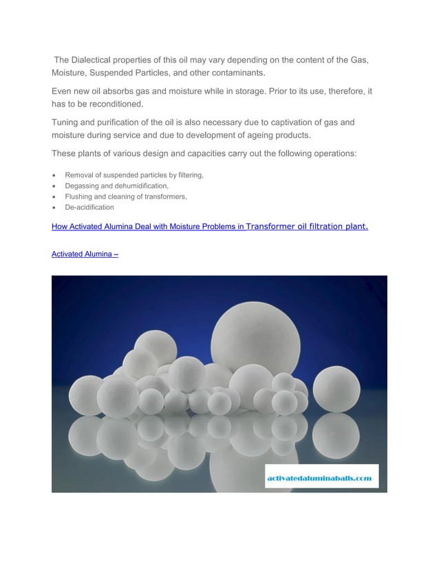 Transformer oil filtration process | PDF | Chemistry | Science
