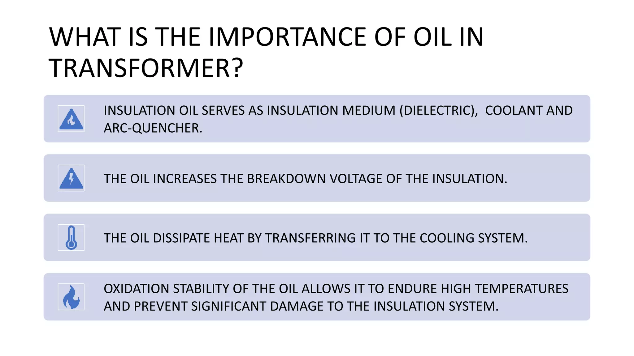 Transformer oil maintenance purification and regeneration | PPTX