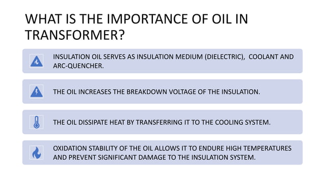 Transformer oil maintenance purification and regeneration | PPTX