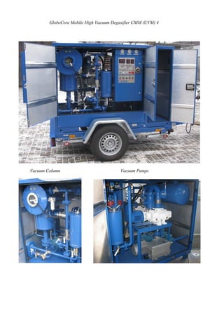 Transformer oil purification plant globecore CMM(UVM) 4-7 | PDF | Home ...