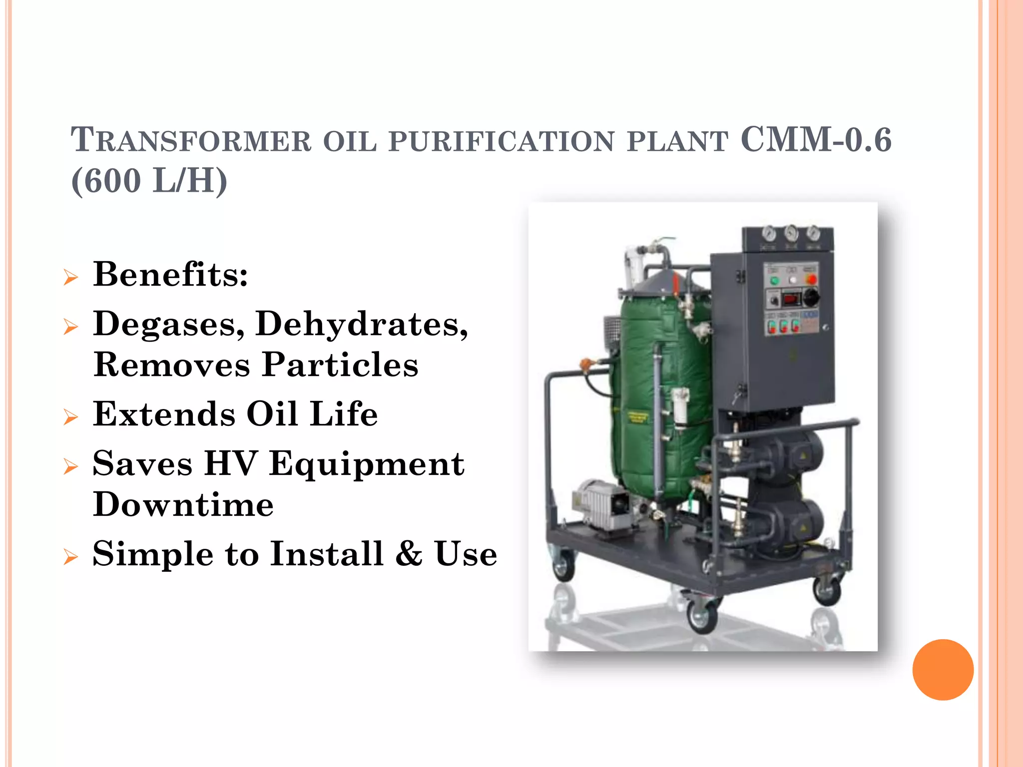 Transformer oil purification | PDF