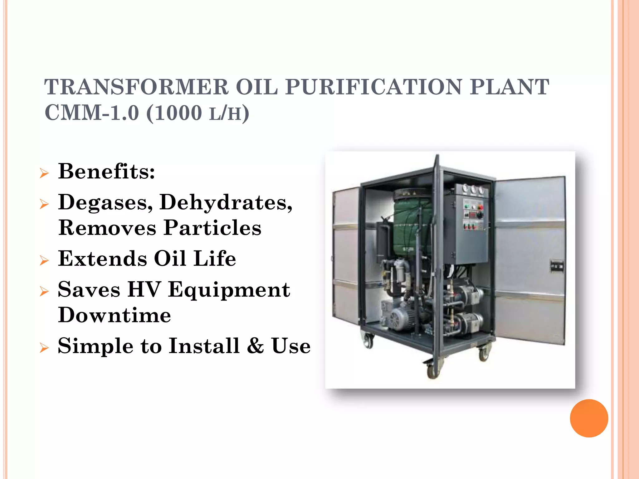Transformer oil purification | PDF