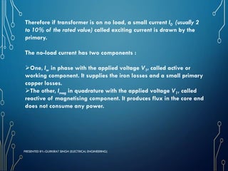 Transformer on no load | PDF