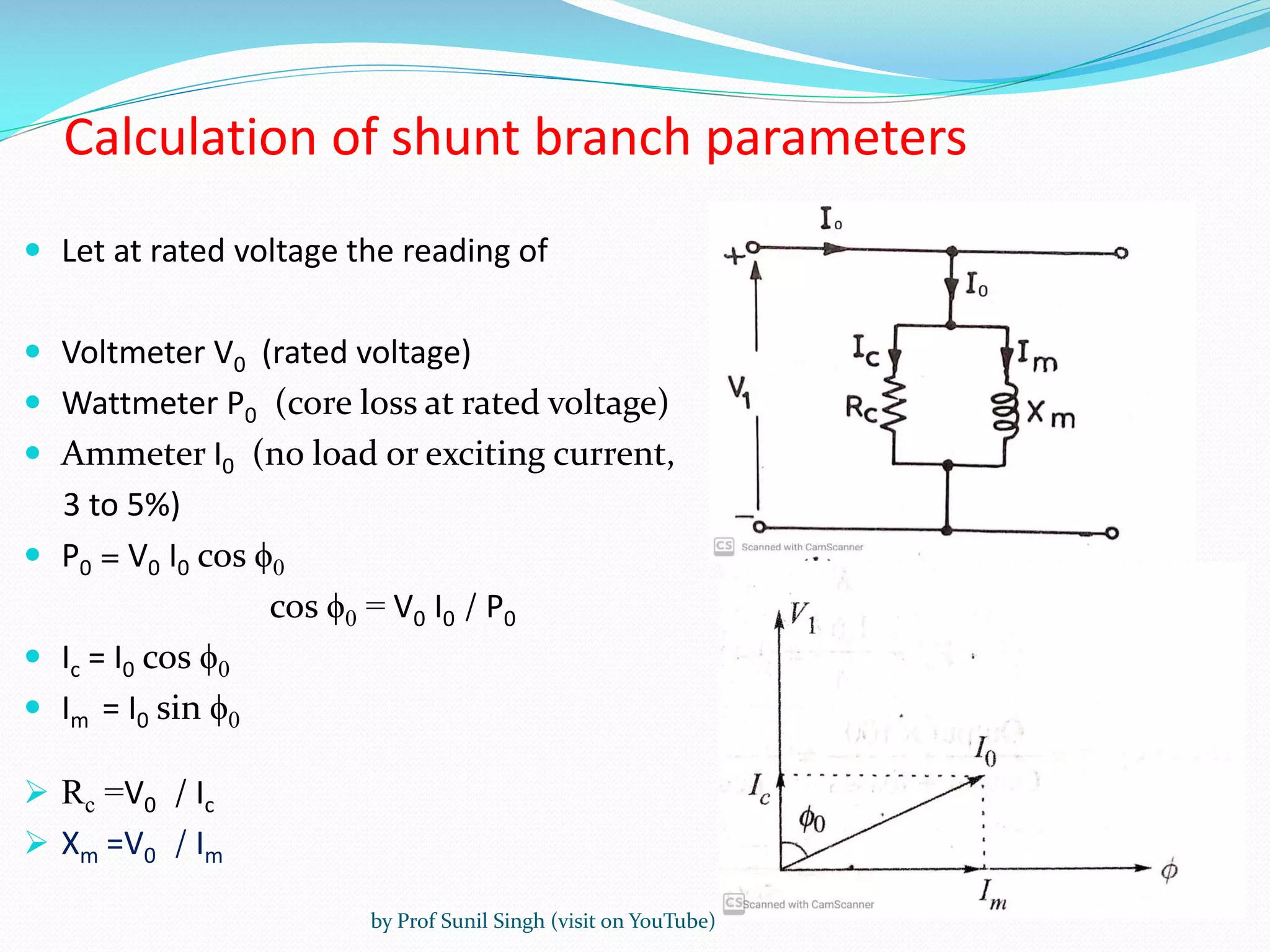 Transformer Open And Short Circuit Test Pdf