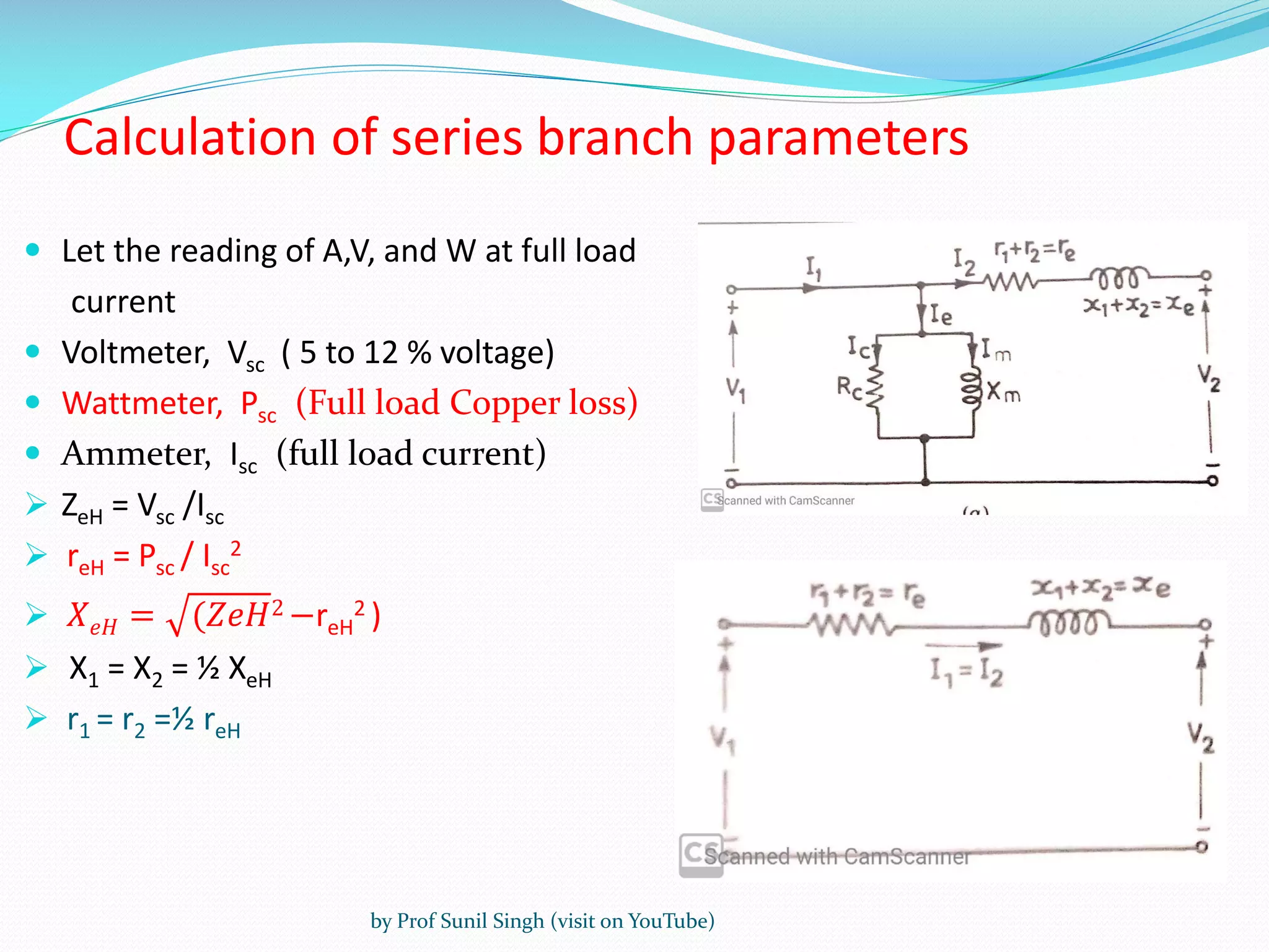 Transformer open and short circuit test | PDF