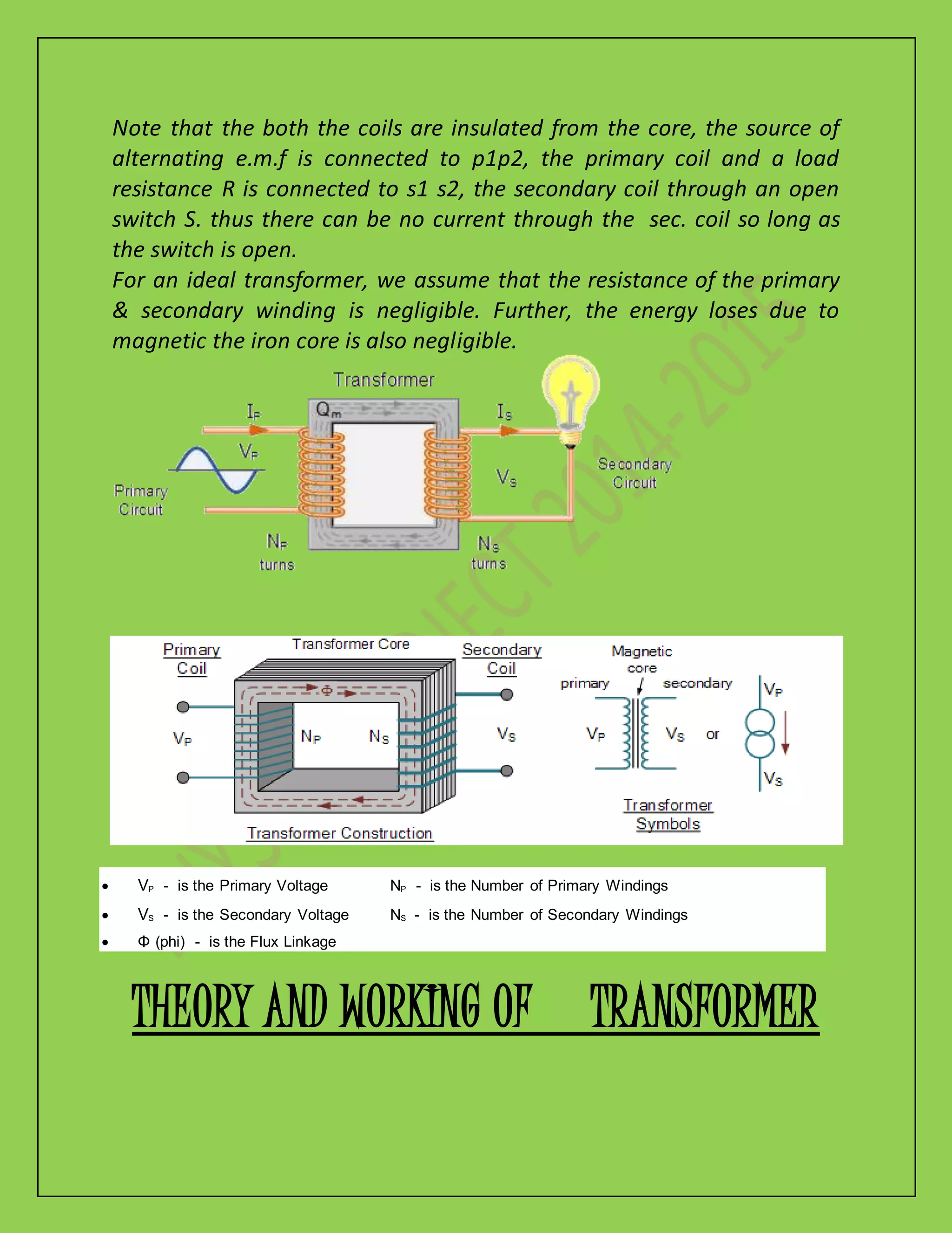 Transformer project | PDF