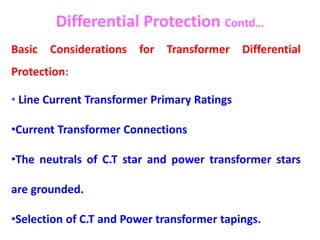 Transformer protection | PPTX