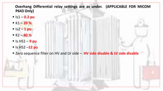 Generator Transformer Protections. | PPTX