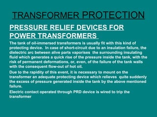 TRANSFORMER PROTECTION , transformer protection | PPT