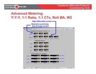 Transformer protection commissioning tools | PDF
