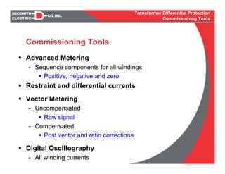Transformer protection commissioning tools | PDF