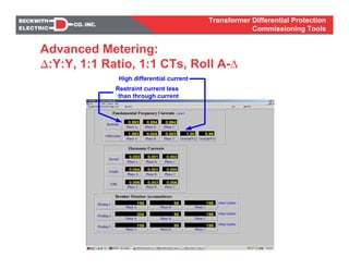 Transformer protection commissioning tools | PDF