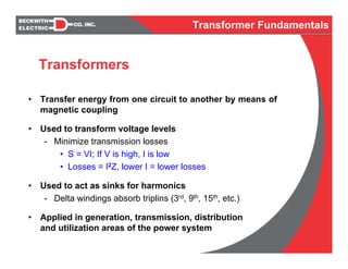 Transformer Fundamentals | PDF