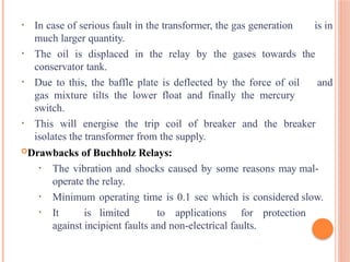 Transformer Protection from switch gear protection | PPTX