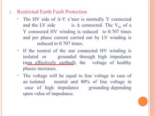 Transformer Protection from switch gear protection | PPTX