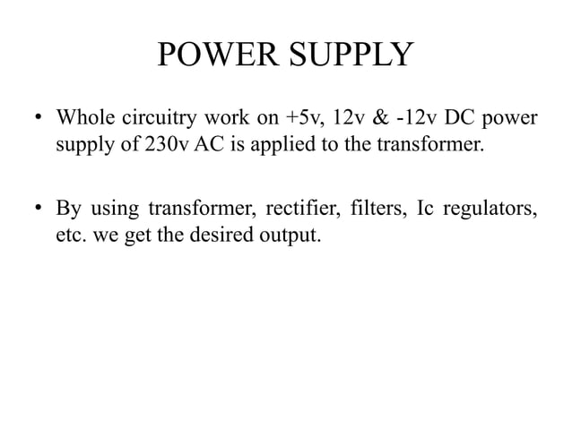 Transformer protection using microcontroller and gsm technology | PPT