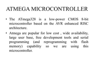 Transformer protection using microcontroller and gsm technology | PPTX