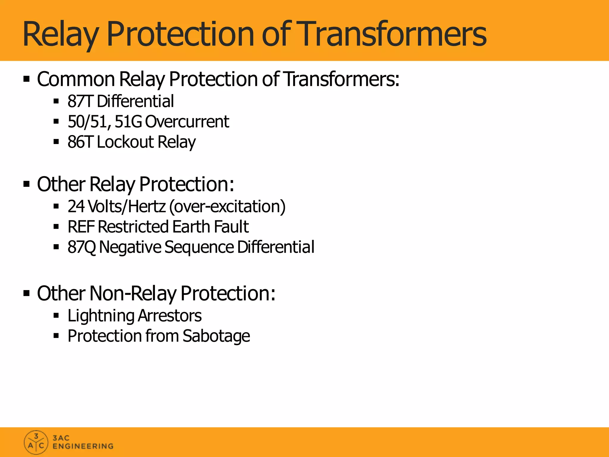 Transformer relays trips alarms.pptx | Geography | Science