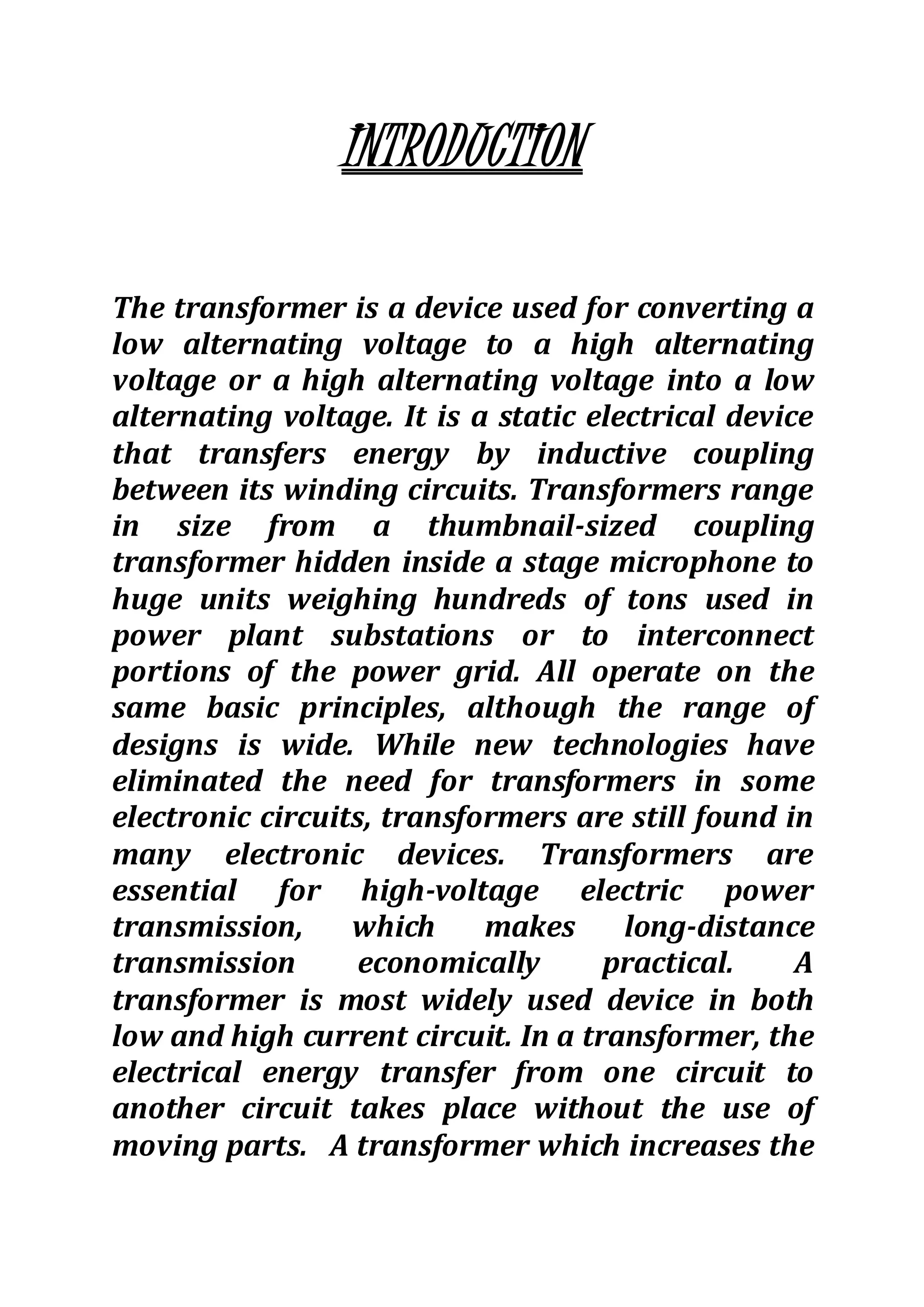 Transformers | DOCX | Computer Networking | Computing
