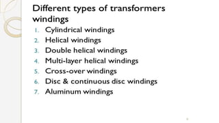 Types of Windings in Transformers | PPTX