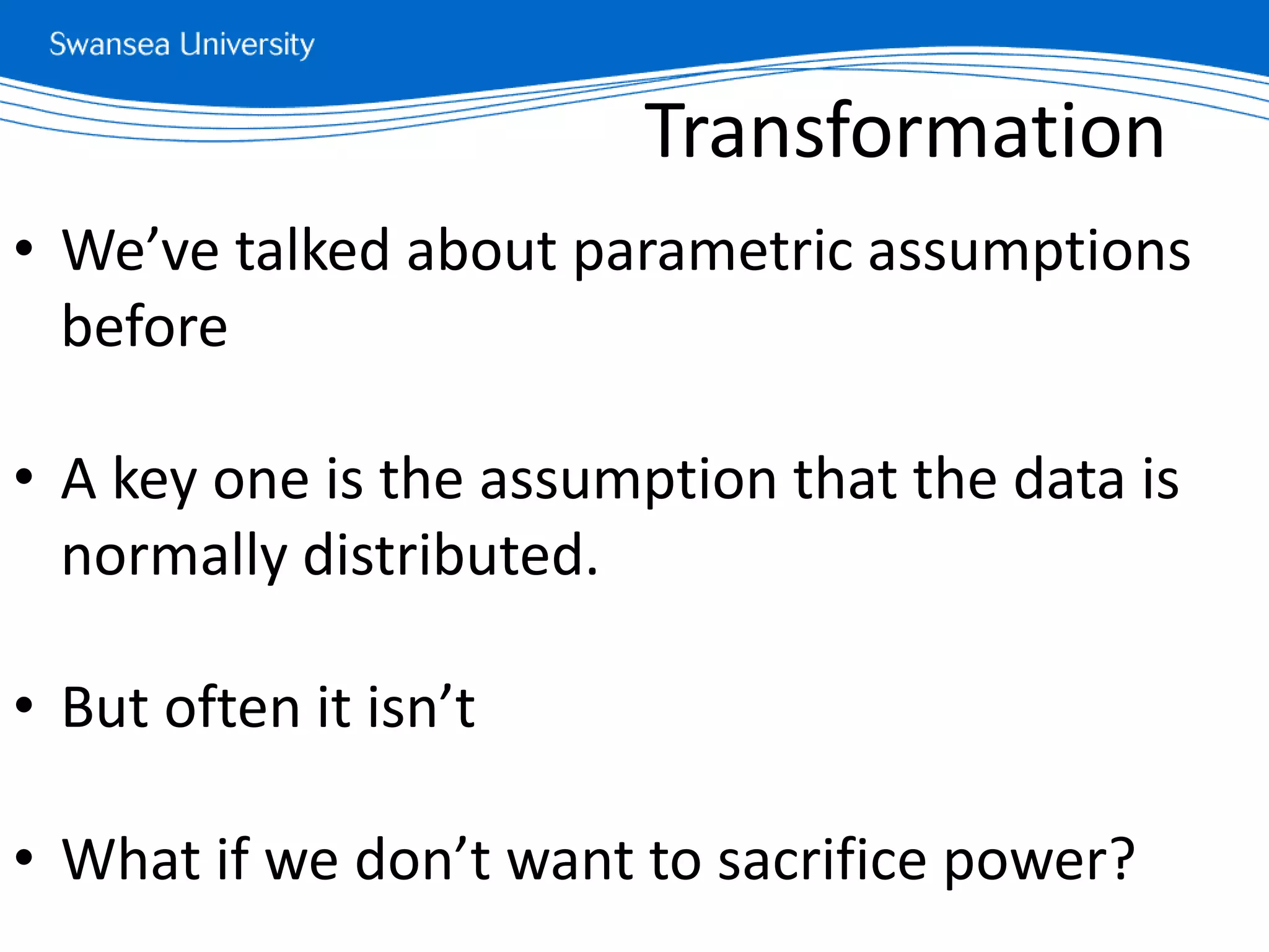 Transformers: Data in Disguise | PPT