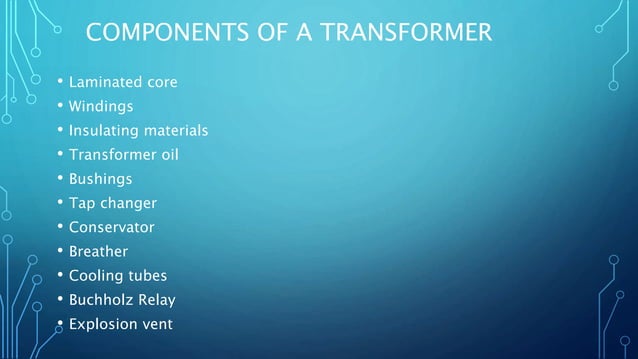 Complete Transformers course | PPT