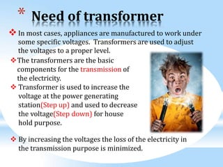Transformers- Basics and Types.pptx