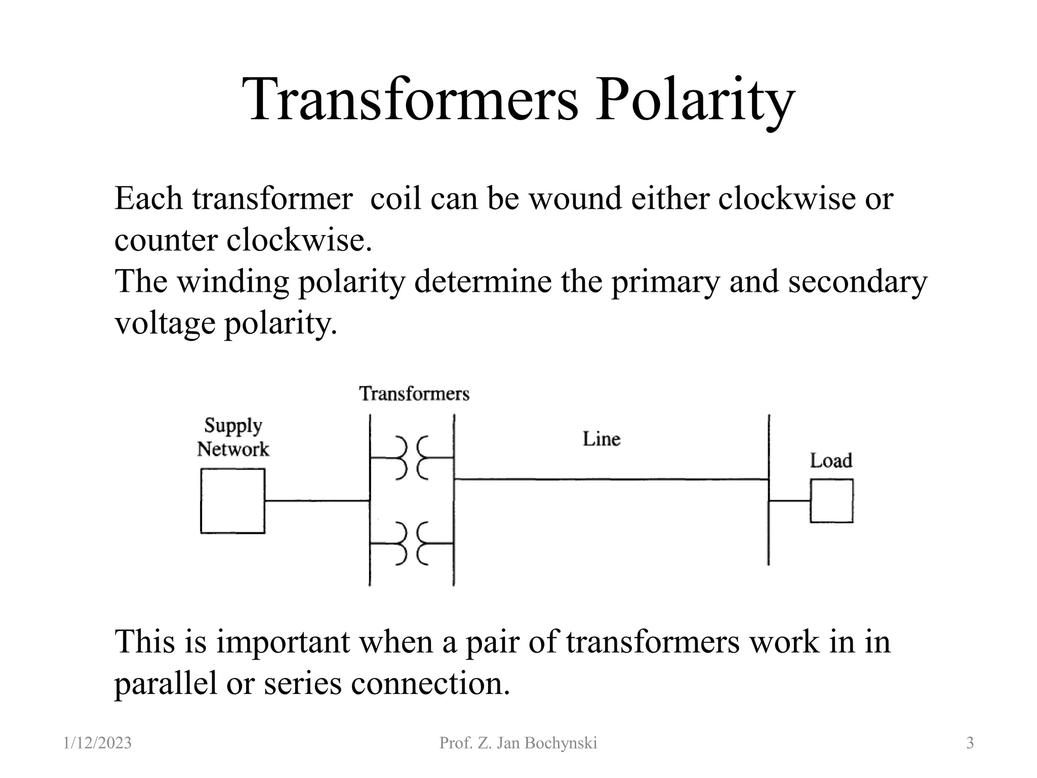 TRANSFORMERS FOR EE-UY-2613.pptx | Computer Networking | Computing