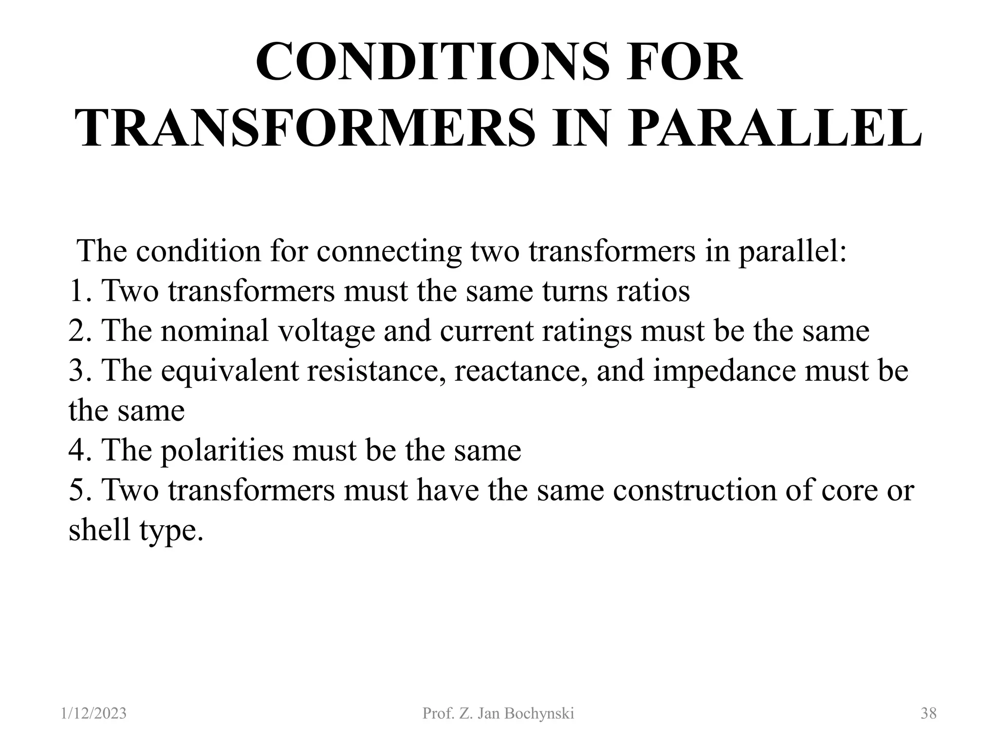 TRANSFORMERS FOR EE-UY-2613.pptx | Computer Networking | Computing